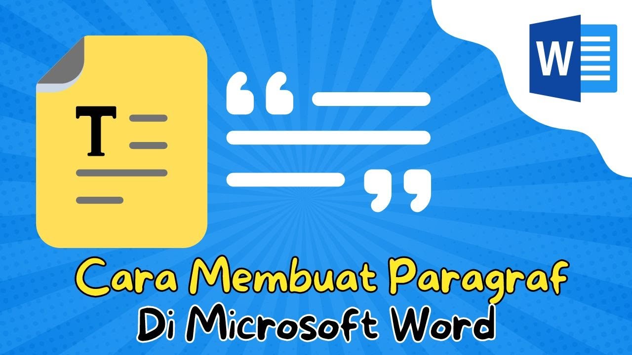 Cara mengatur paragraf di Microsoft Word | Tutorial Microsoft Word ...