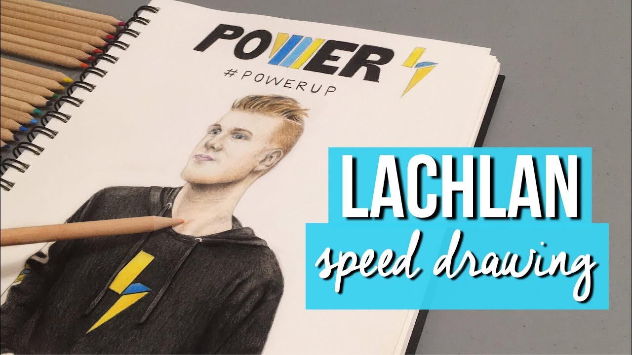 LACHLAN Speed Drawing - YouTube