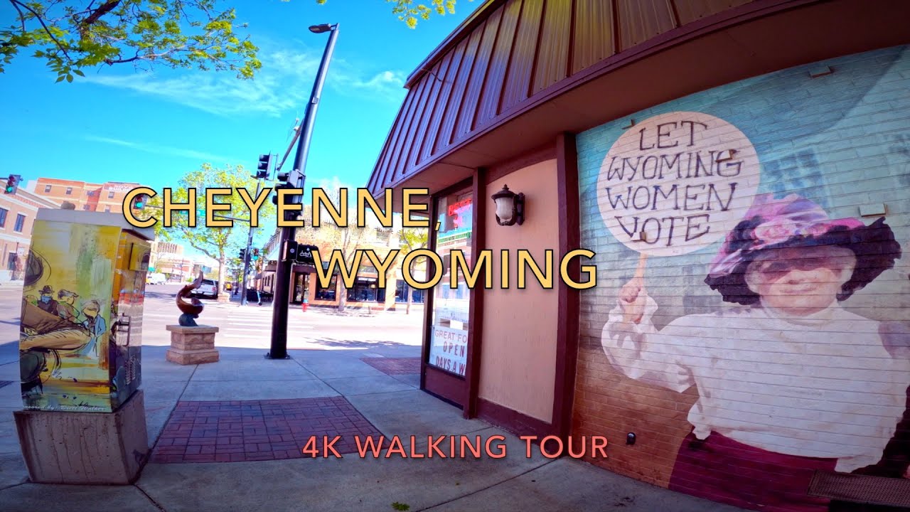 A Sunny Walk Through Cheyenne | Wyoming | USA | American City Walking ...