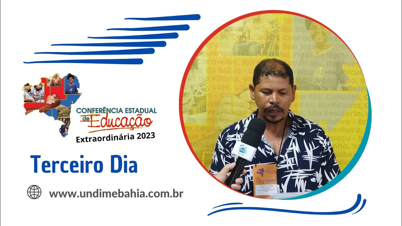 Edmilson da Silva, Nova Itarana, Delegado Eleito na COEEED 2023 - YouTube