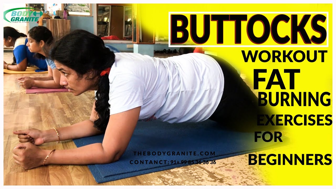 Buttocks Workout Fat Burning Exercises for Beginner Women's Home ...