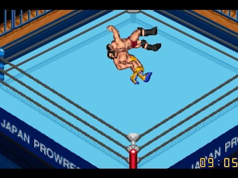 【GBA】ファイプロ 志賀賢太郎 vs 馳浩 / Fire Pro Wrestling 2 Kentaro Shiga vs Hiroshi ...