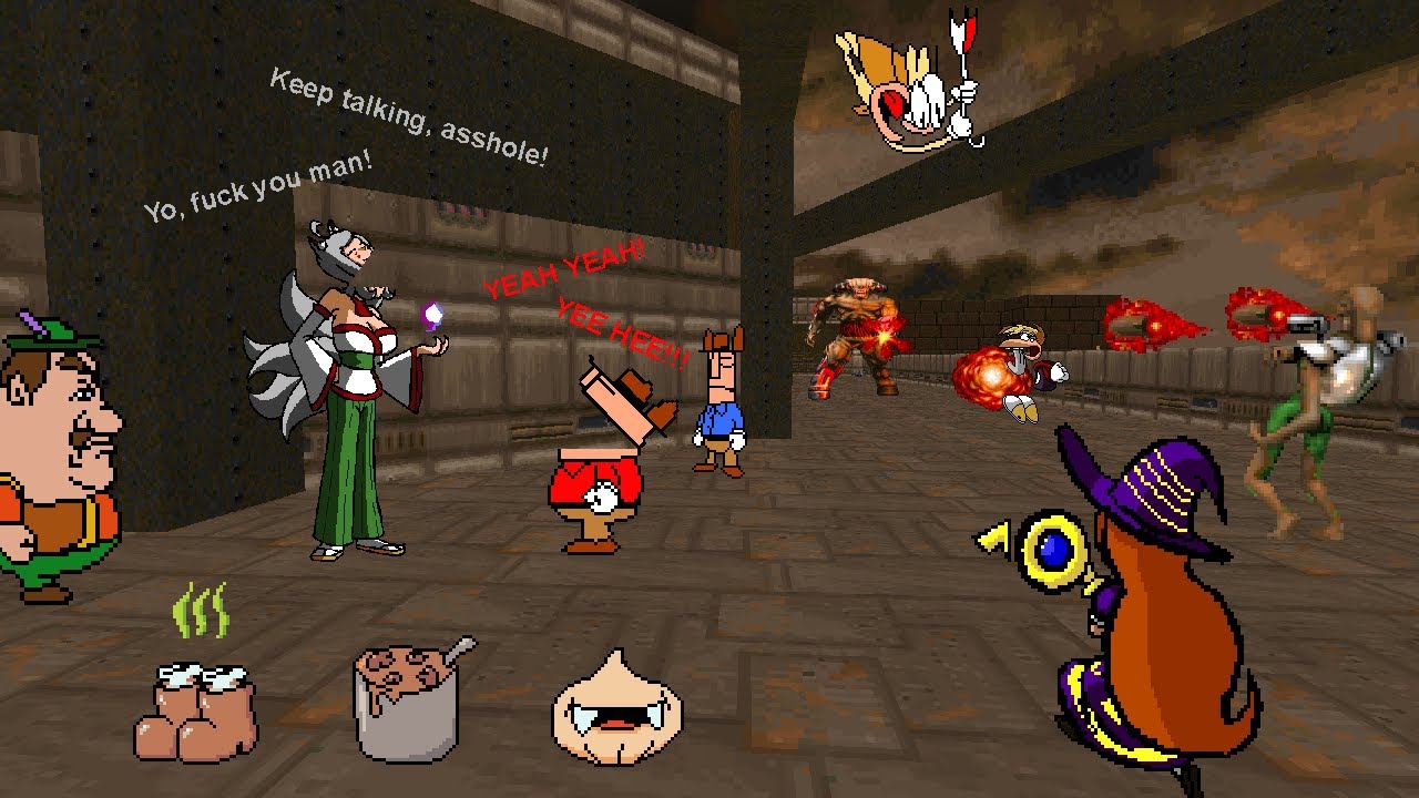 Doom BYOC Multiplayer - The Taunt Spamming Never Stops! - YouTube