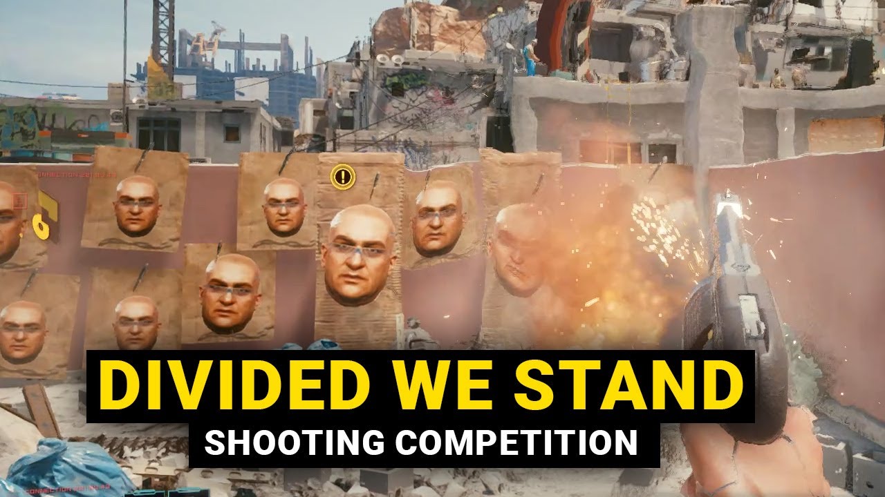 Stadium Love Shooting Competition Cyberpunk 2077 - Get Divided We Stand ...