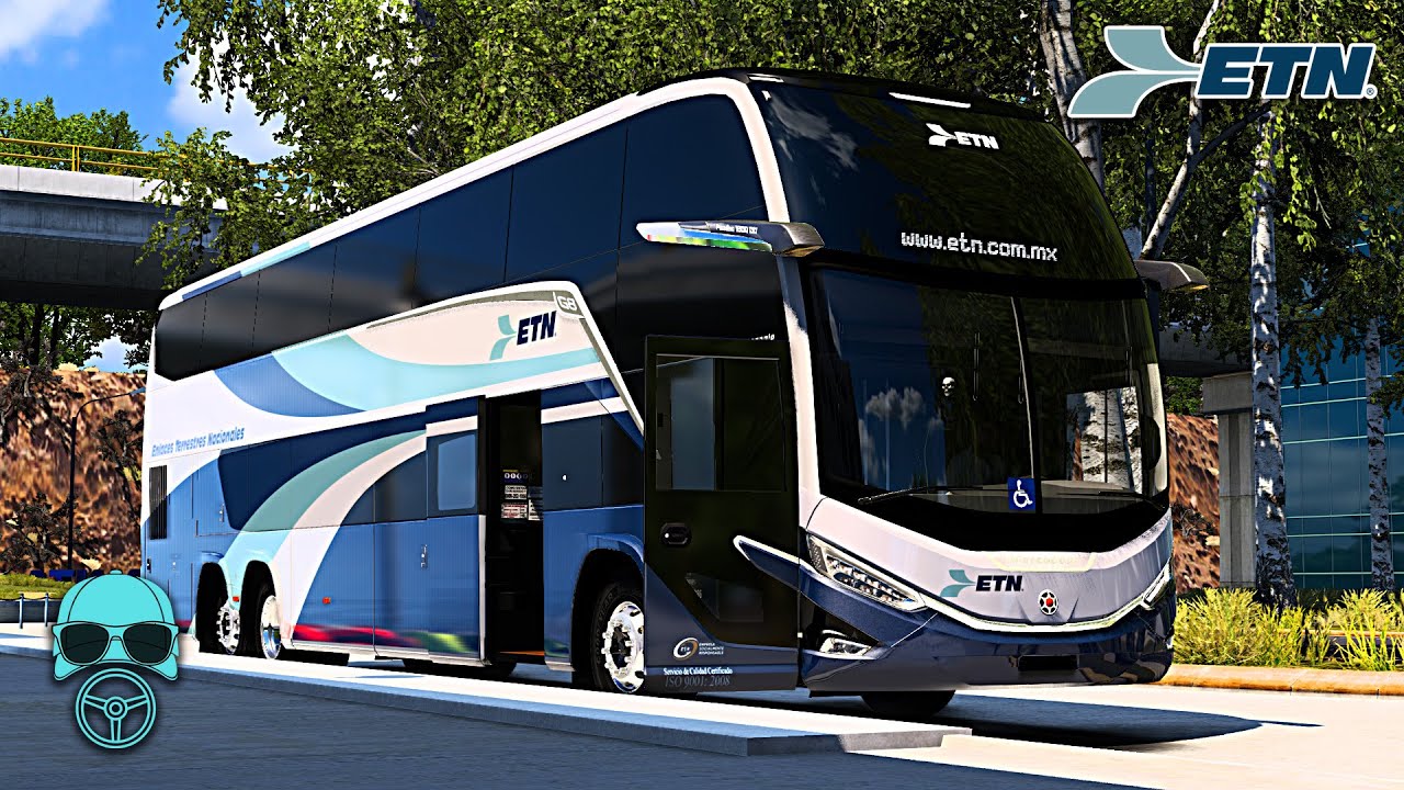 Cargando pasajeros de ETN en Santa Fe, CDMX | Actualización de skin ⬇️ ...
