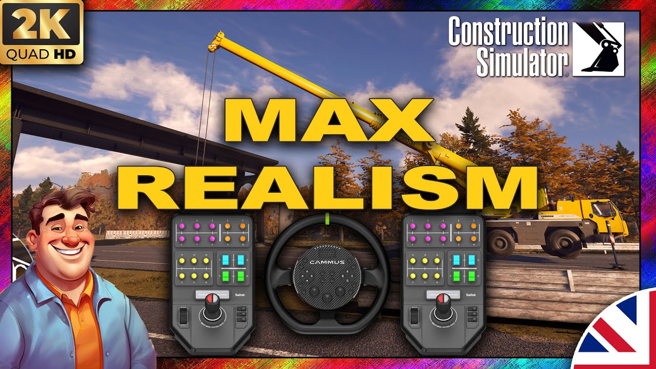 Construction Simulator Stadium DLC | Max Realism PART 1 - YouTube