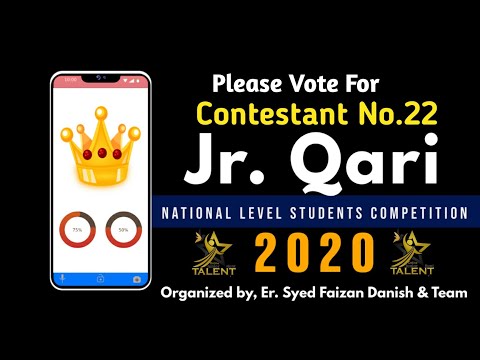 Contestant No.22 | S.DANIYA AMREEN | Group-B | Ambur | Tamilnadu | Jr. Talent Hunt 2020