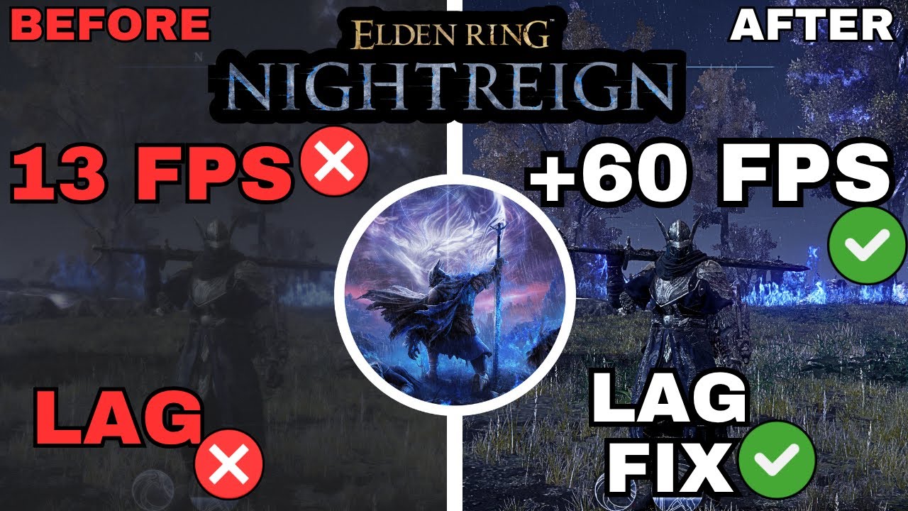 Elden Ring: NIGHTREIGN Lag & Stutter FIX! HUGE FPS Boost Guide! - YouTube