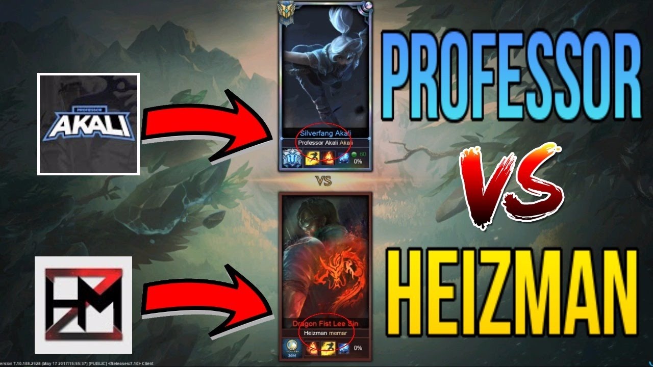 Professor Akali vs. Heizman (1v1) Battle Of The One-Tricks - League of ...
