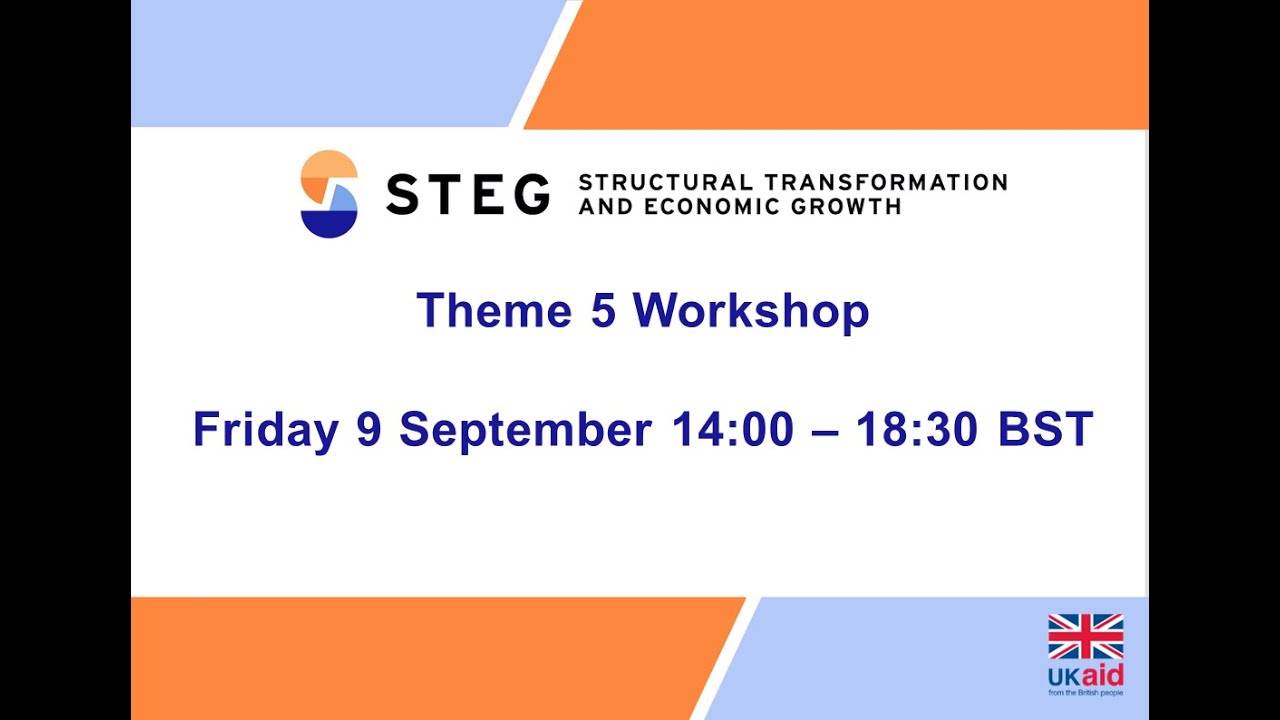 STEG Theme 5 Workshop 2022 - YouTube