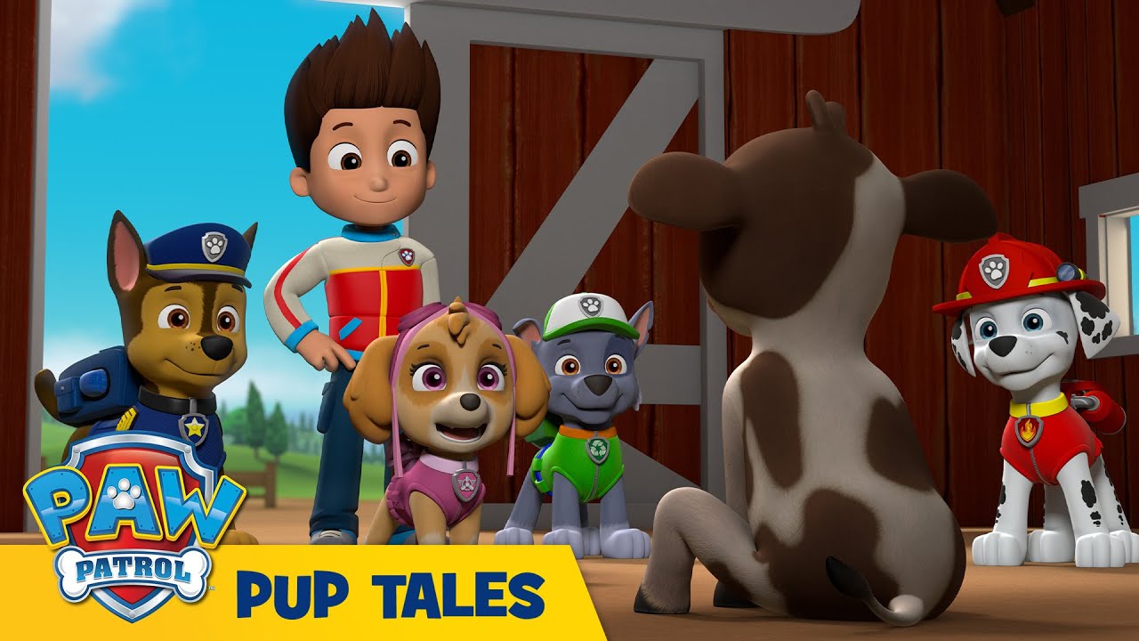 🐶 Pups Save a Cow | PAW Patrol | Cartoons for Kids - YouTube