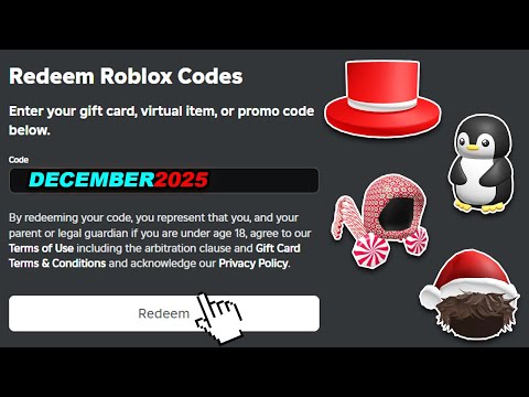 ALL NEW DECEMBER 2025 Roblox Promo Codes For FREE ROBLOX Items & FREE UGC LIMITEDS 2025 (UPDATED)