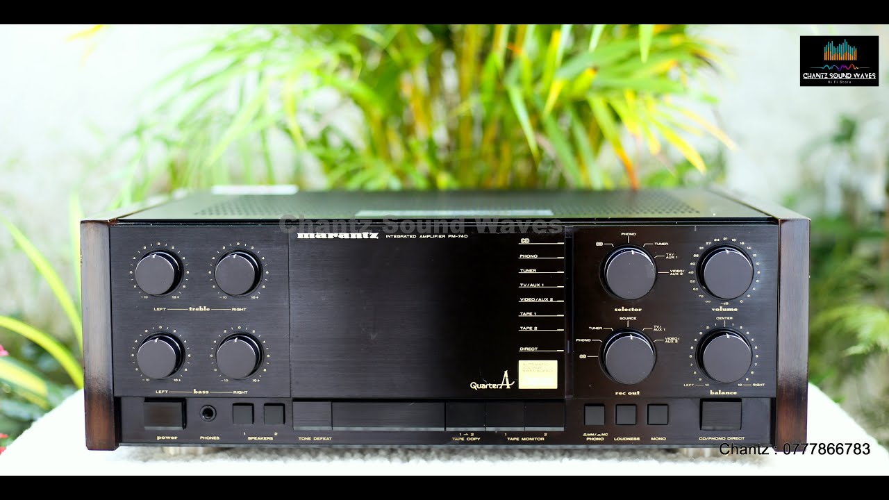 Marantz PM-74D Hi-Profile Class A, AB Stereo Amplifier I Chantz Sound ...