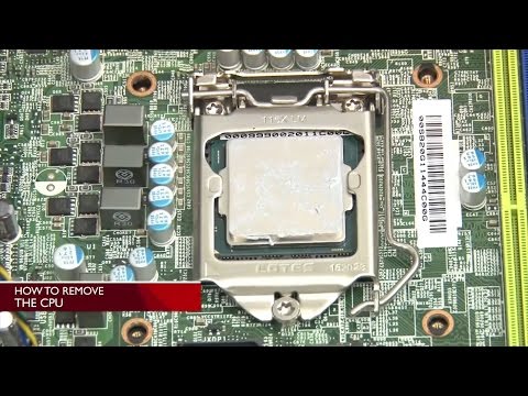 Lenovo ThinkServer TS460 removing a CPU