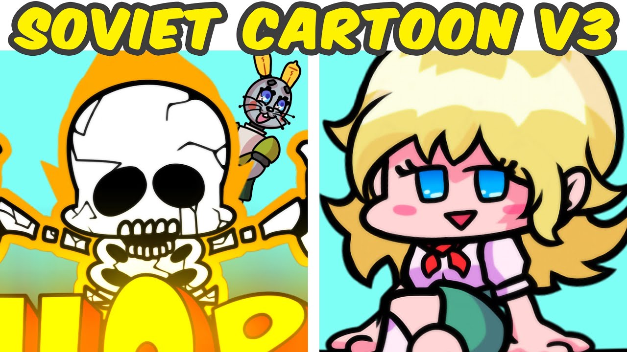 FNF VS Soviet Cartoon MOD V3 (Dr Livesey) | FNF MOD/HARD | Friday Night ...