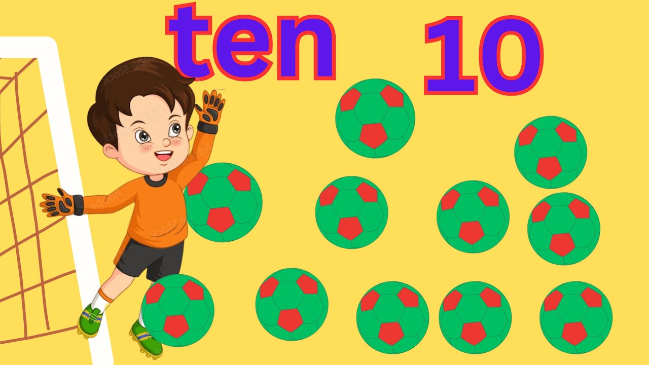 Counting Numbers | Numbers 10-1 lesson for children - YouTube