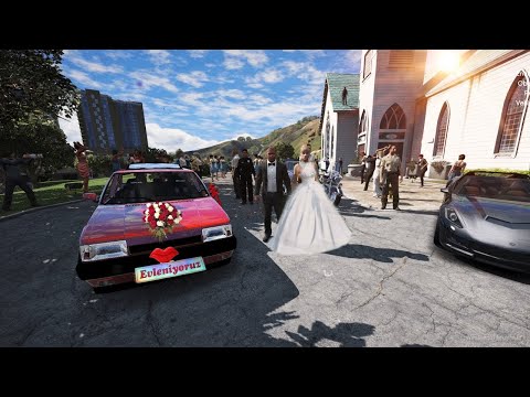 GTA 5 GERÇEK HAYAT  EVLENMEYE HAZIRLIK YAPIYORUZ ESKİ SEVGİLİMİZLE BARIŞTIK ❤😍❤😍❤😍❤