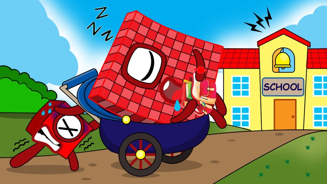 Hurry Up! Numberblocks 100 1 is Late for School l Numberblocks fanmade ...