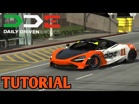 DDE Mclaren 720s Livery Tutorial | Car Parking Multiplayer - YouTube
