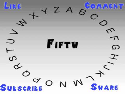 How to Say or Pronounce Fifth - YouTube