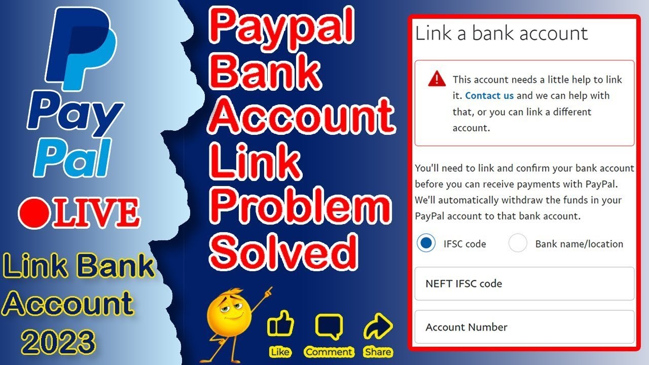 PayPal Me Bank Account Kaise Add Kare | How To Add Bank Account In ...