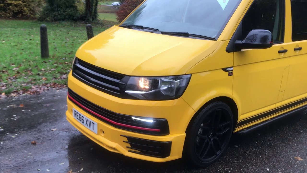VW Transporter swb 6 seater Kombi with Air con finished in Stunning ...