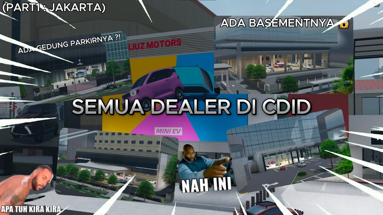 SEMUA DEALER MOBIL DI CDID PART 1 - ROBLOX CAR DRIVING INDONESA (CDID ...