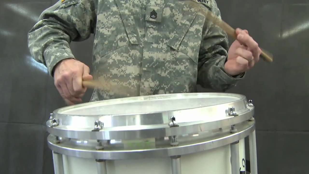 Drumming Fast Singles with Accents by SSG Jeff Prosperie - YouTube