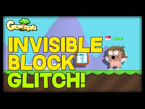 Growtopia | INVISIBLE BLOCK GLITCH! - YouTube