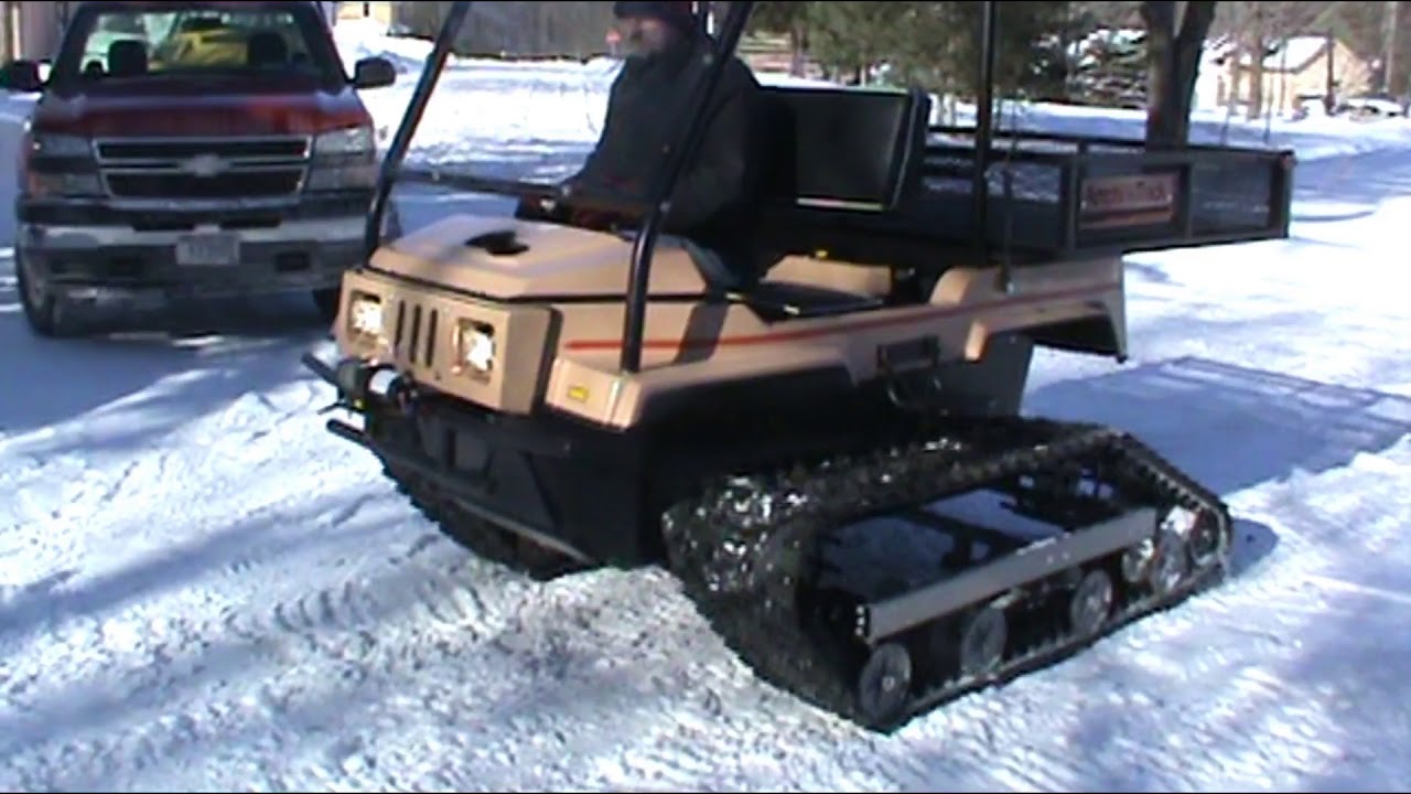 Amphi-Track; Amphibious Utility Vehicle - YouTube