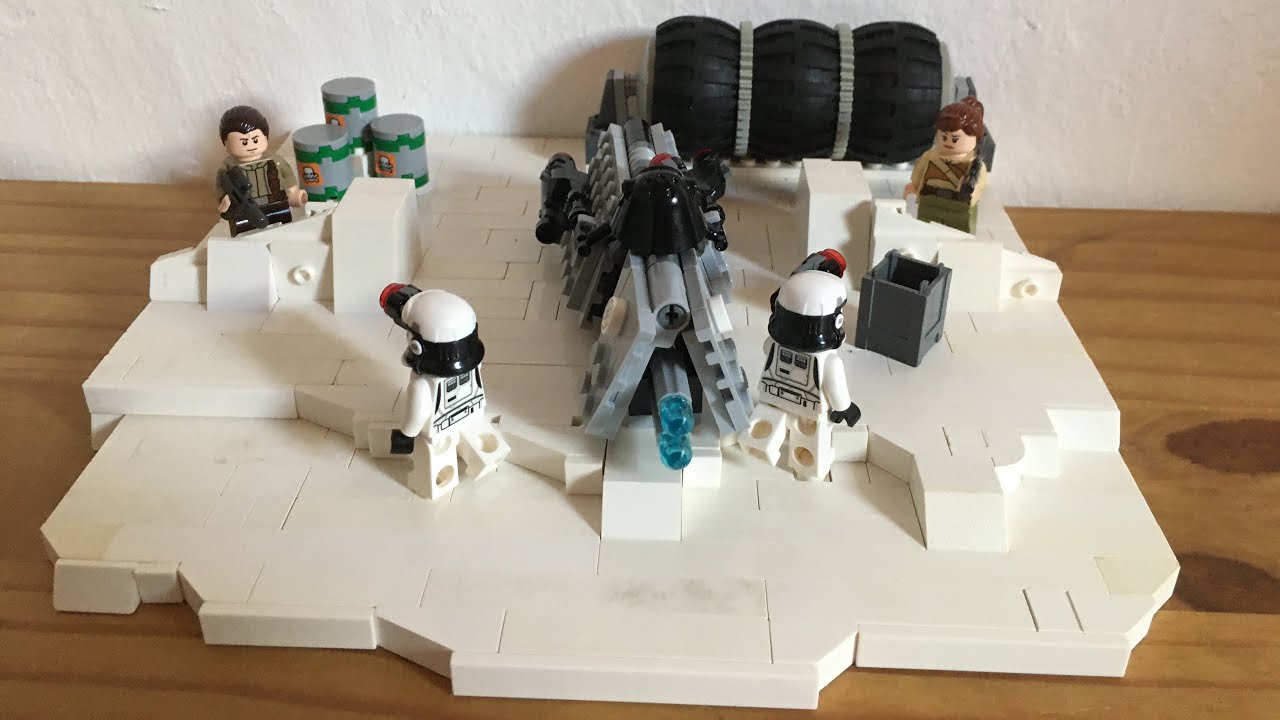 Lego rebel shield generator defence moc - YouTube