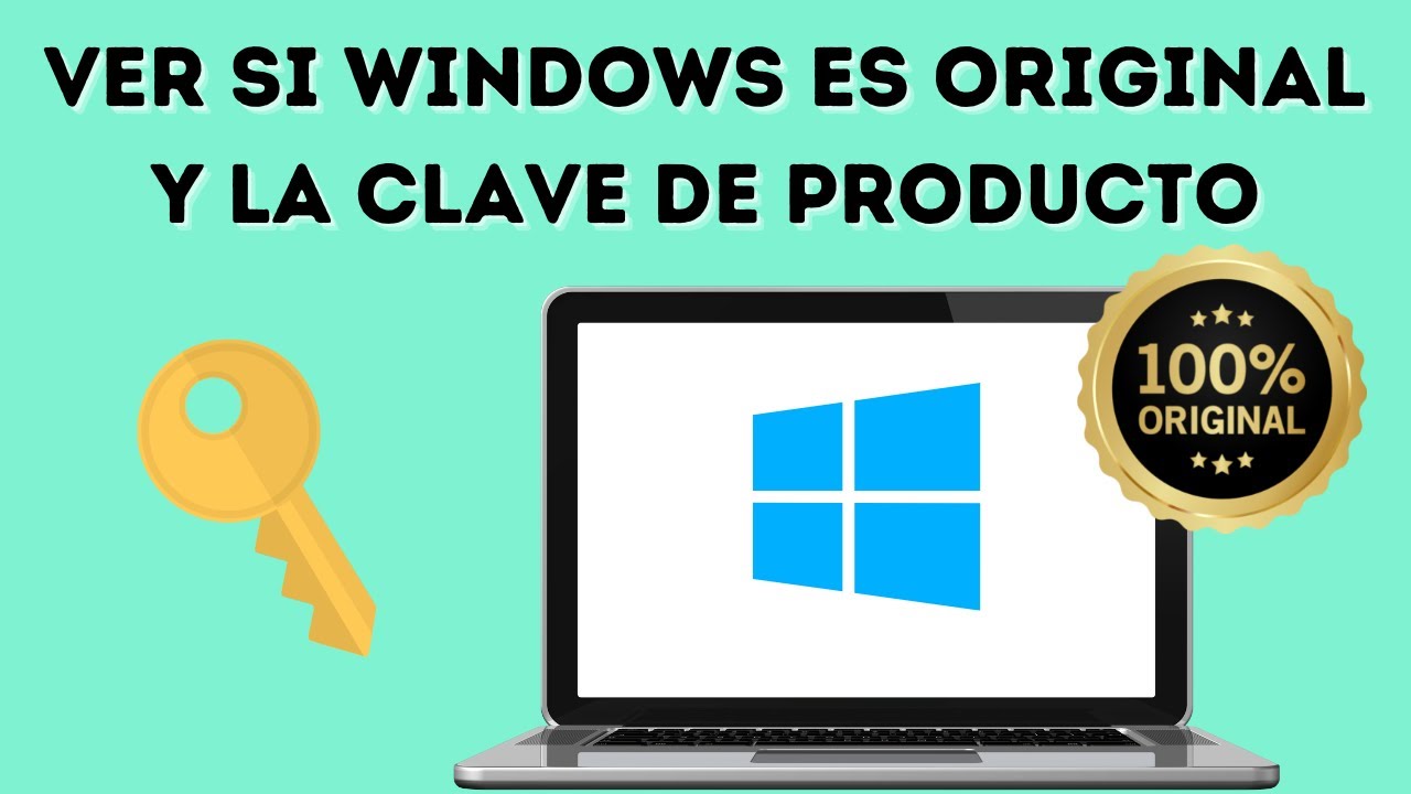 Ver la clave del producto de tu Windows - YouTube