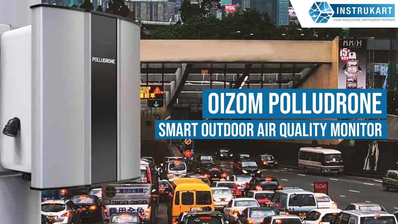 Outdoor Air Quality Monitor | Oizom Polludrone Series | 100% Solar ...