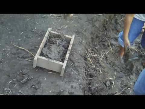 Making Adobe Bricks - YouTube