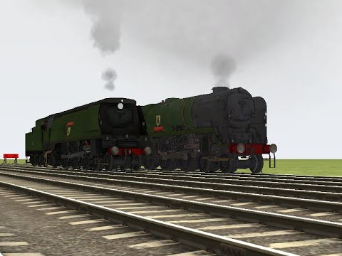 TS Races | BR Rebuilt Bulleid Light Pacific No. 34016 vs BR Bulleid ...