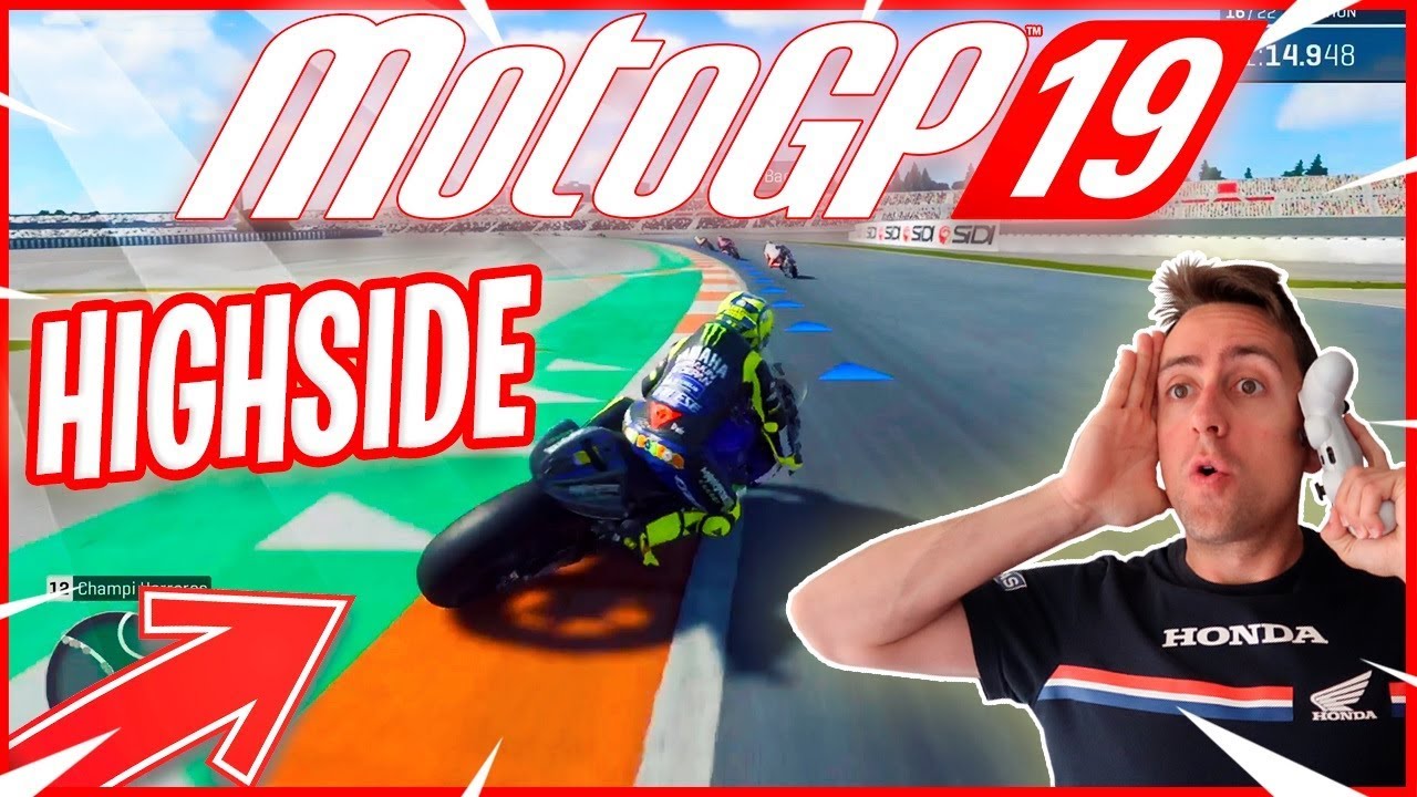 MOTOGP 19 EL *HIGHSIDE* DE ROSSI NUEVO GAMEPLAY - YouTube