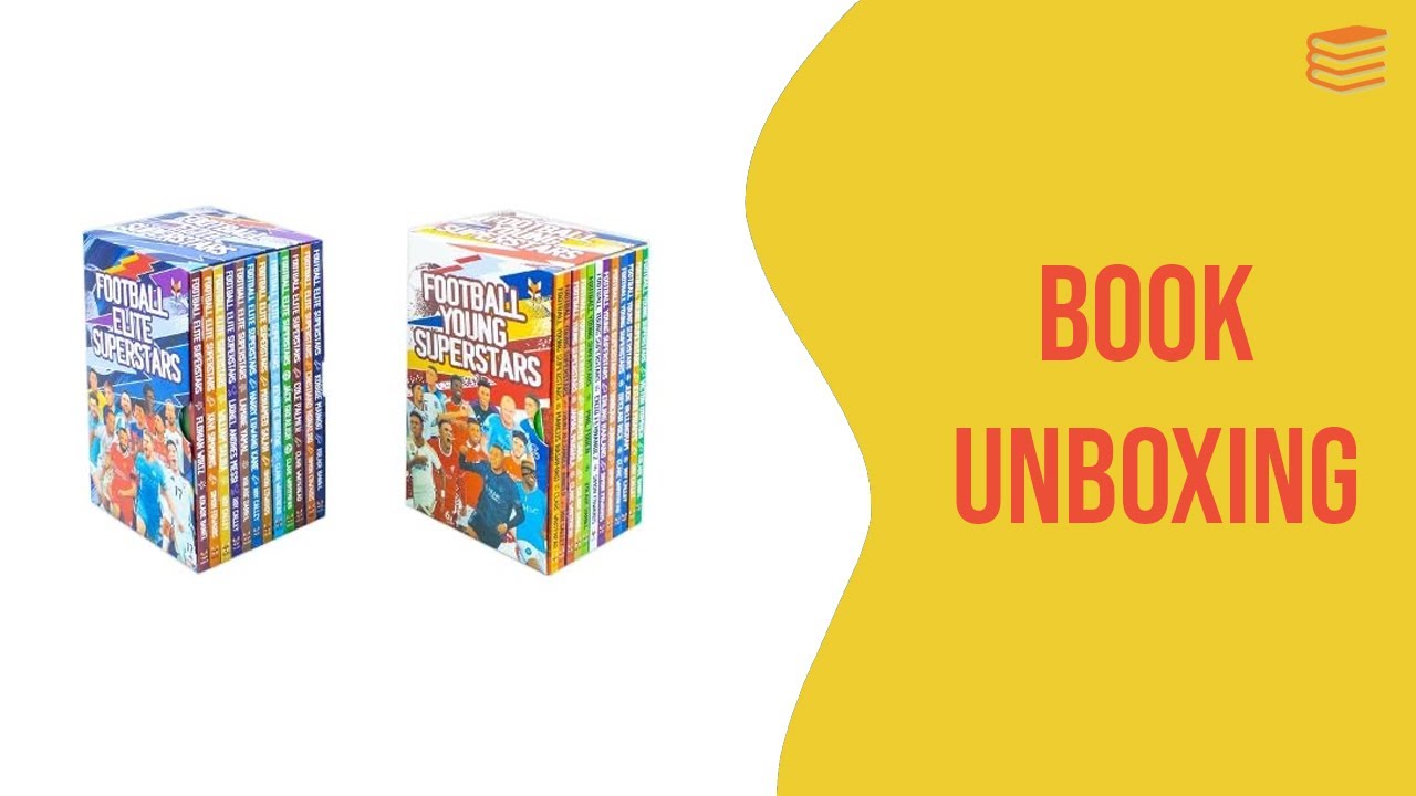 Football Superstars 24 Book Set Collection- Book Unboxing - YouTube