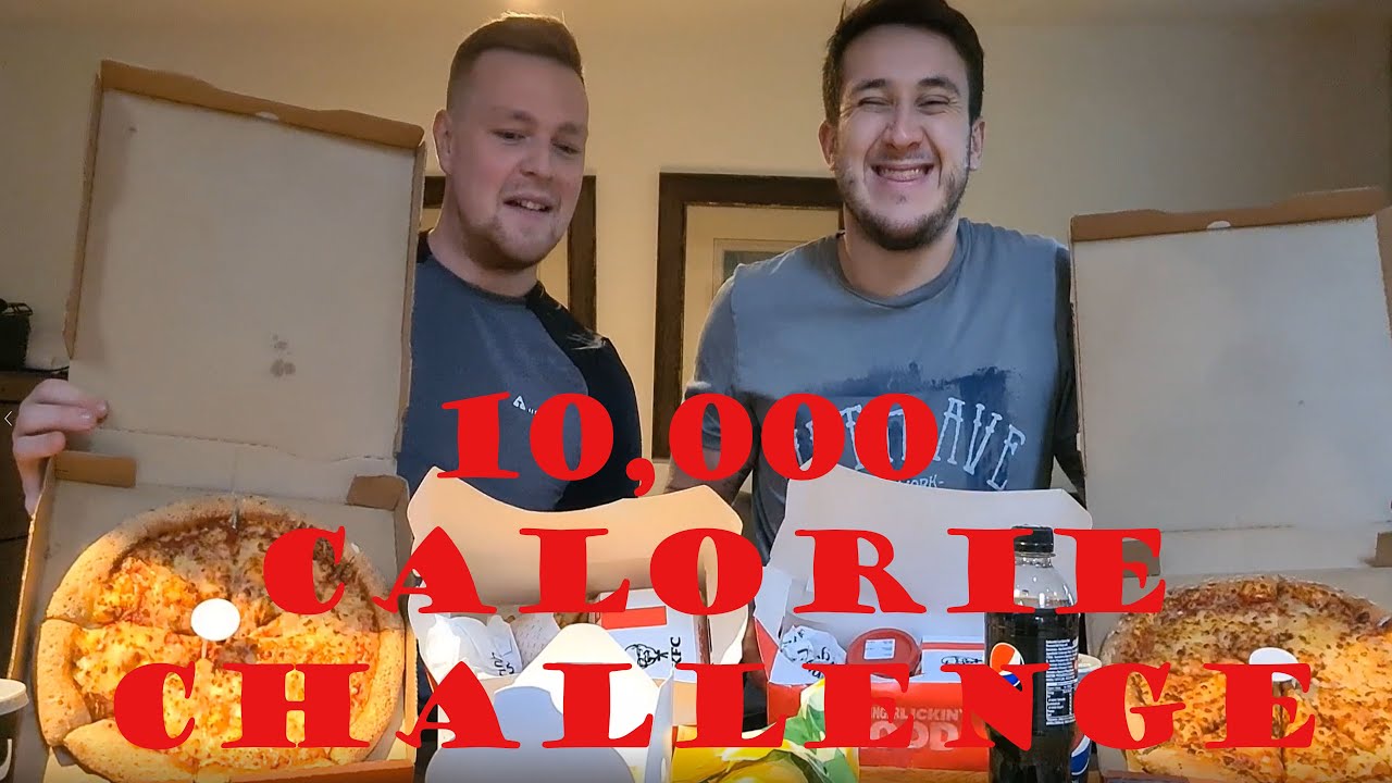 10,000 CALORIE FOOD CHALLENGE - YouTube