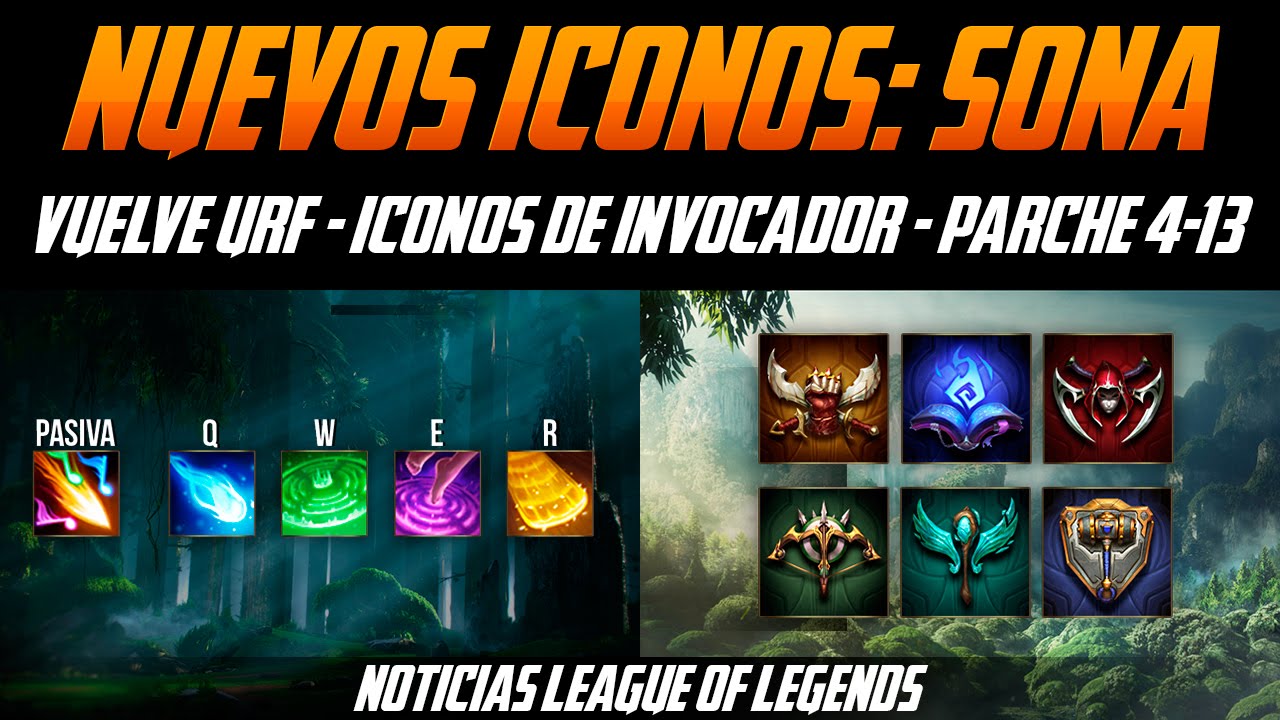 Noticas LOL | Nuevos iconos: Sona - Iconos de Invocador - Parche 4.13 ...