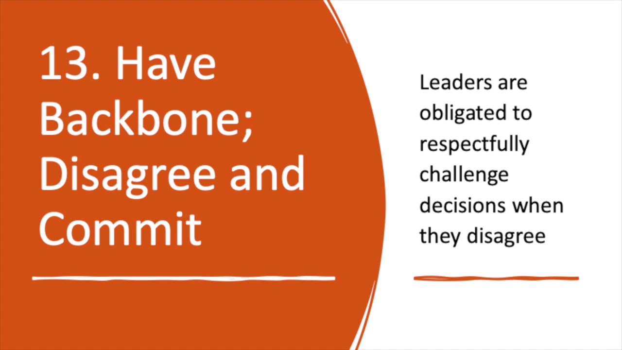 14 Amazon Leadership Principles - YouTube