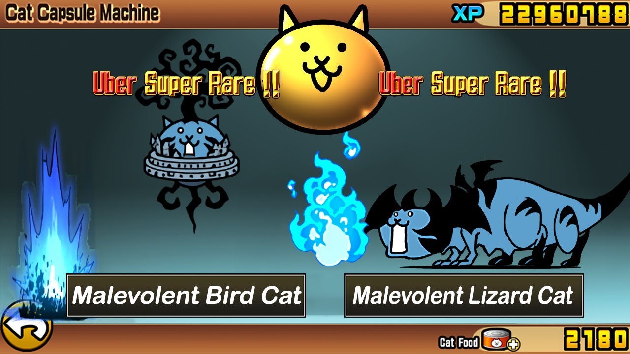The Battle Cats - Malevolent Bird Cat & Malevolent Lizard Cat is a unit ...