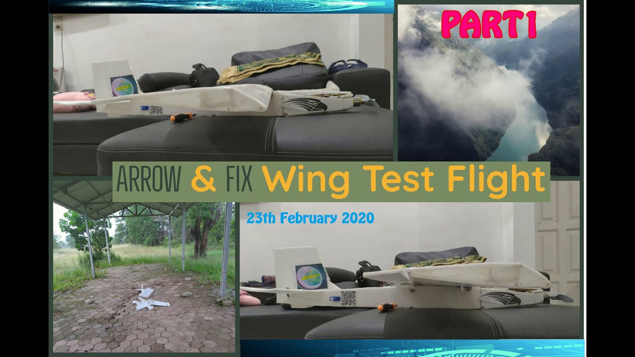 Project Plane Arrow test flight - YouTube