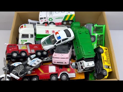 Explore the cars and watch them start up with sirens blaring! - YouTube