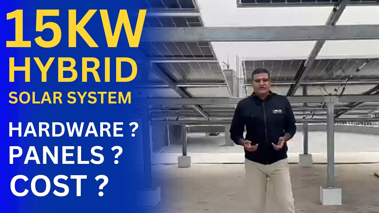 15kw hybrid solar system hardware panel and cost | hybrid solar system ...