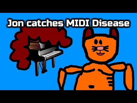 Garfielf: Jon catches MIDI Disease