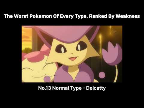 The Worst Pokemon Of Every Type, Ranked By Weakness