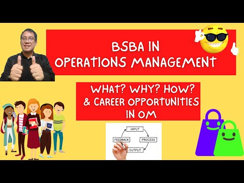 BSBA in Operations Management (Prof. Allan) - YouTube