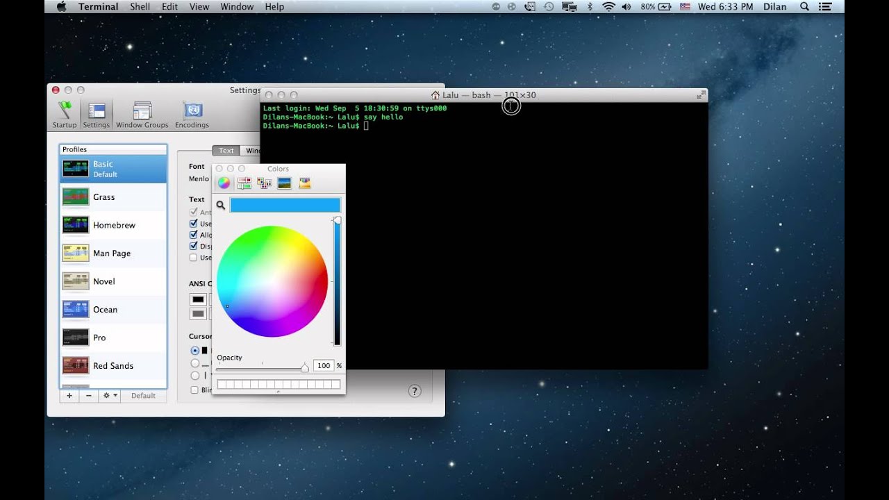 How To Change Terminal s Text Color YouTube How To Change Terminal s Text Color YouTube