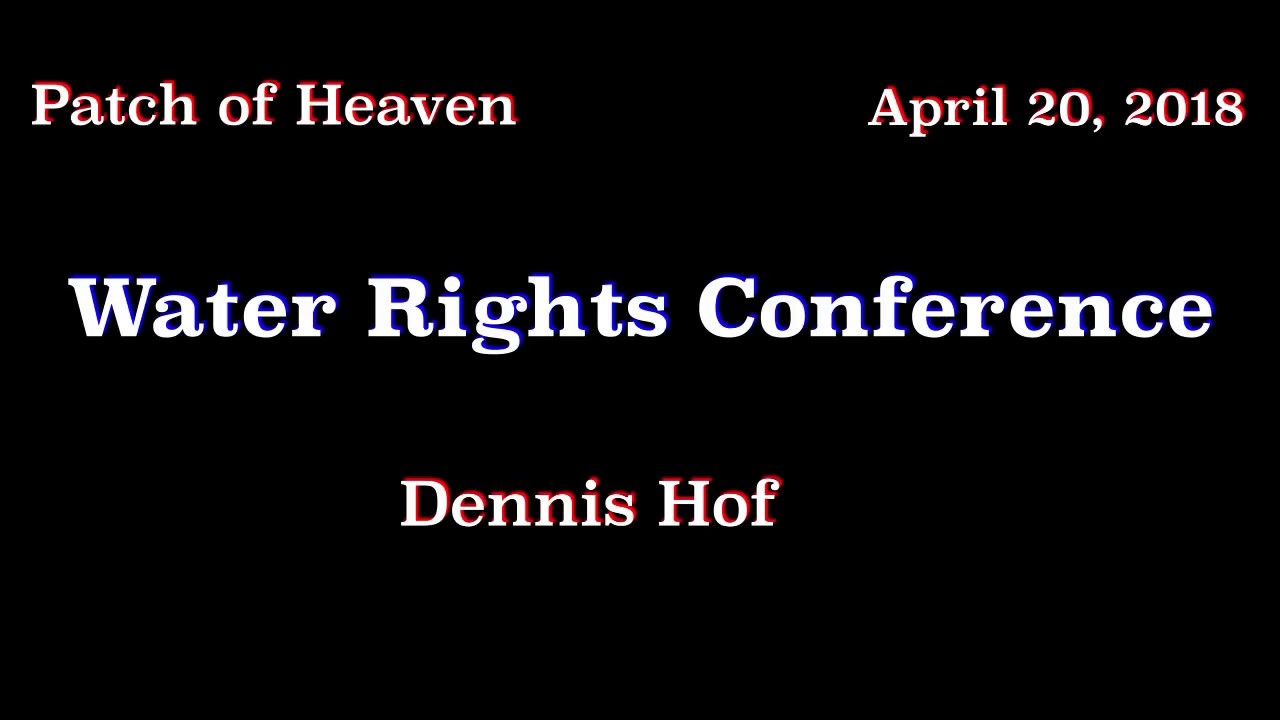 Patch Of Heaven 4-20-18 Dennis Hoff - YouTube