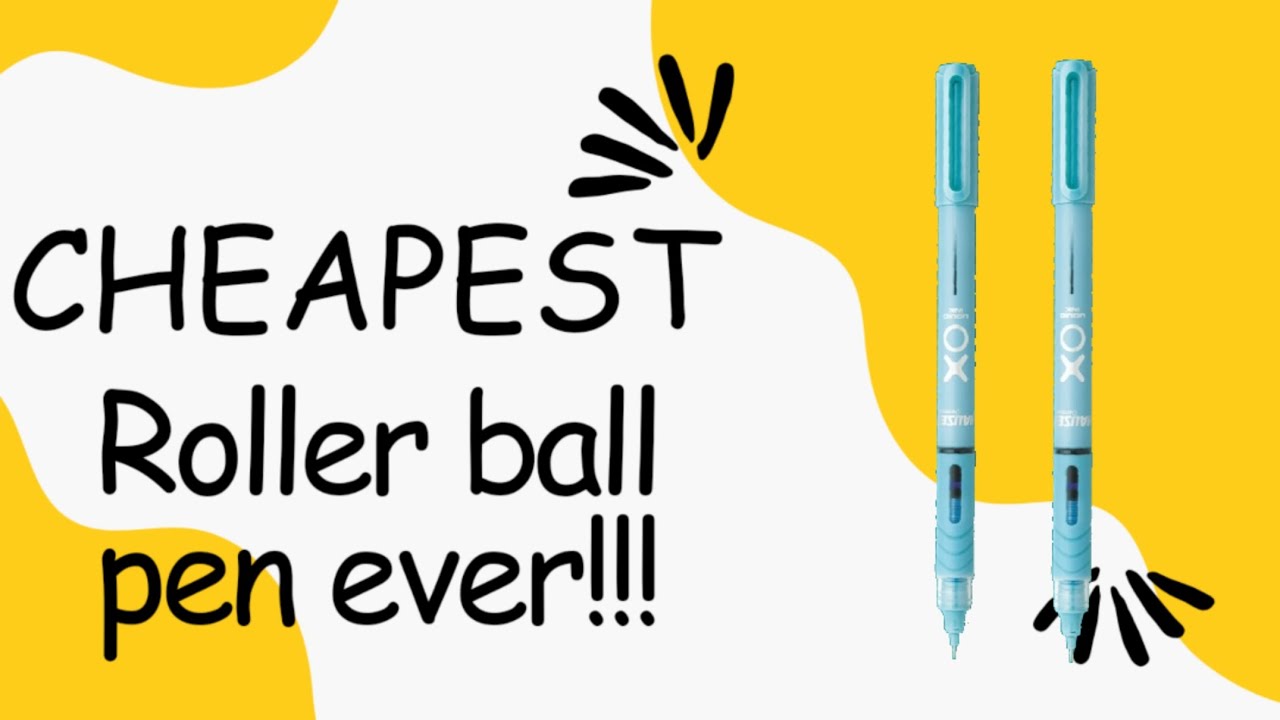 Cheapest roller ball pen ever !!! - YouTube